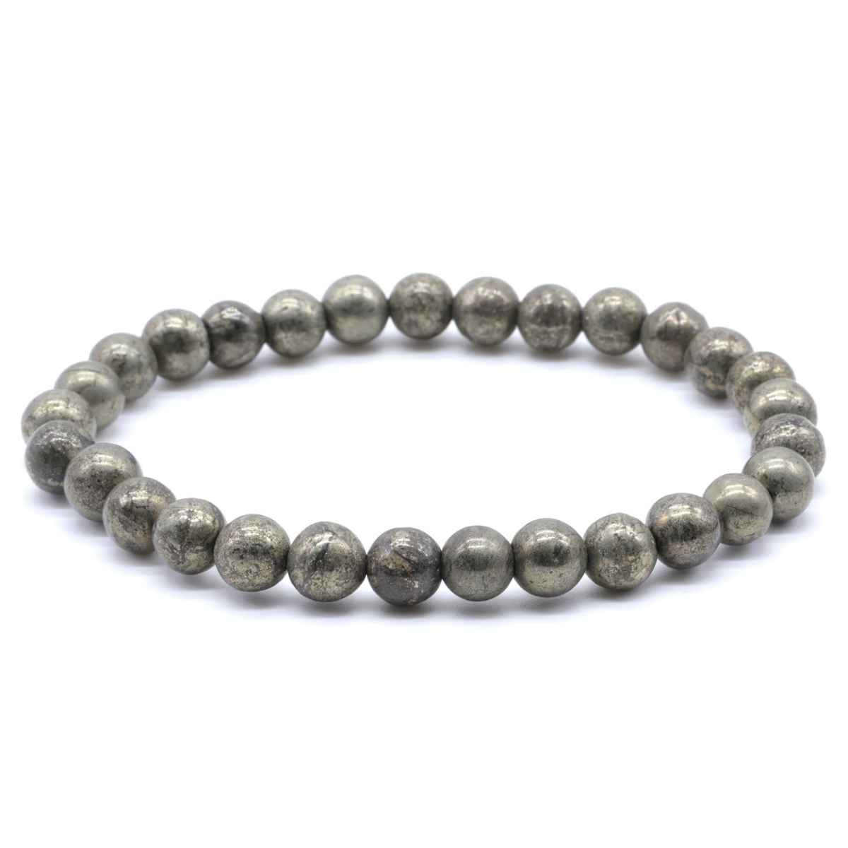 Pulsera Pirita 6mm – Rincón Himalaya