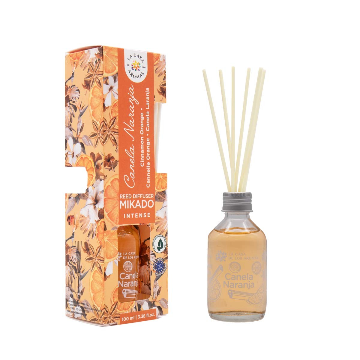Mikado Intense Canela Naranja | La Casa de los Aromas 100 ml – Rincón ...