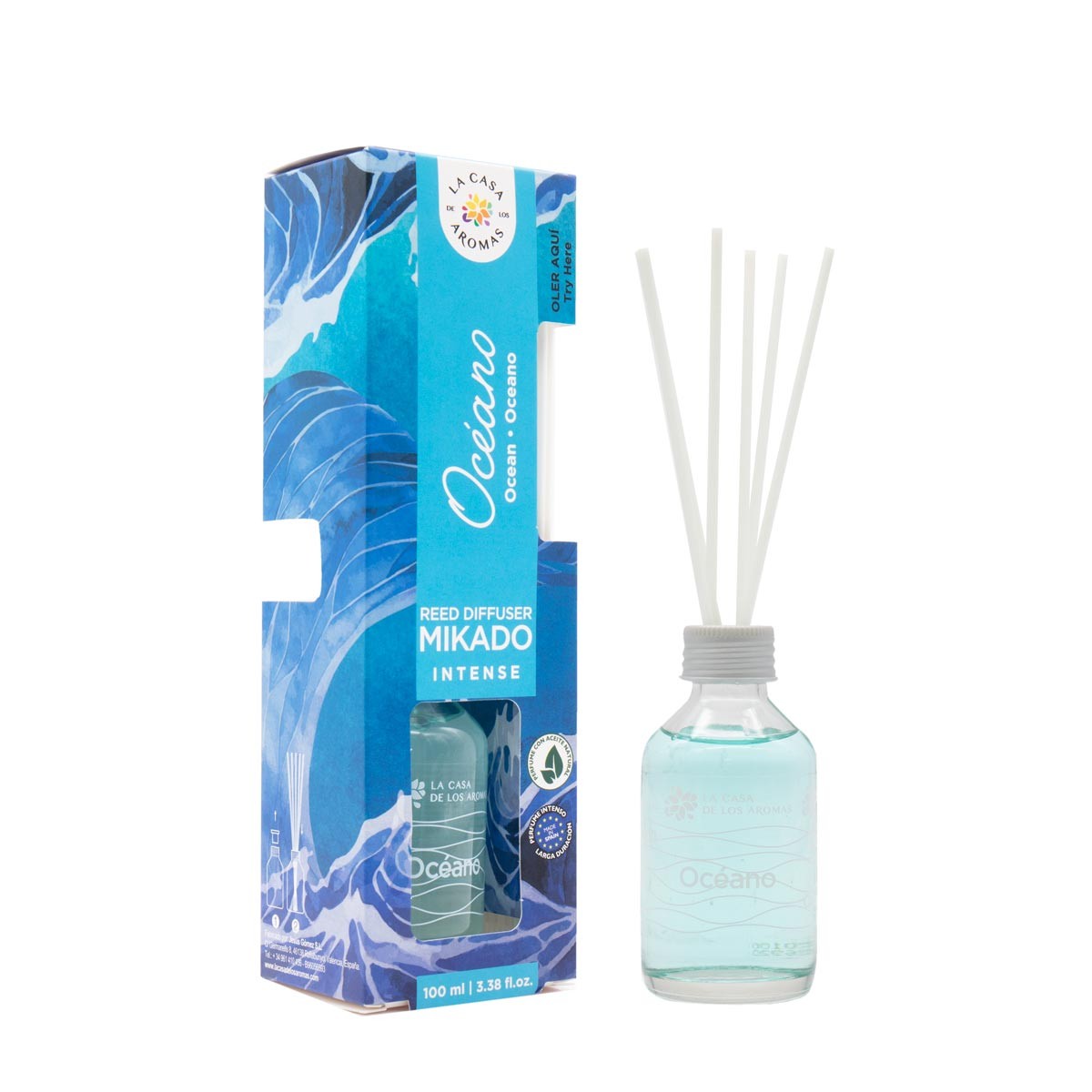 Mikado Intense Océano 100 ml | Aroma fresco y acuático – Rincón Himalaya