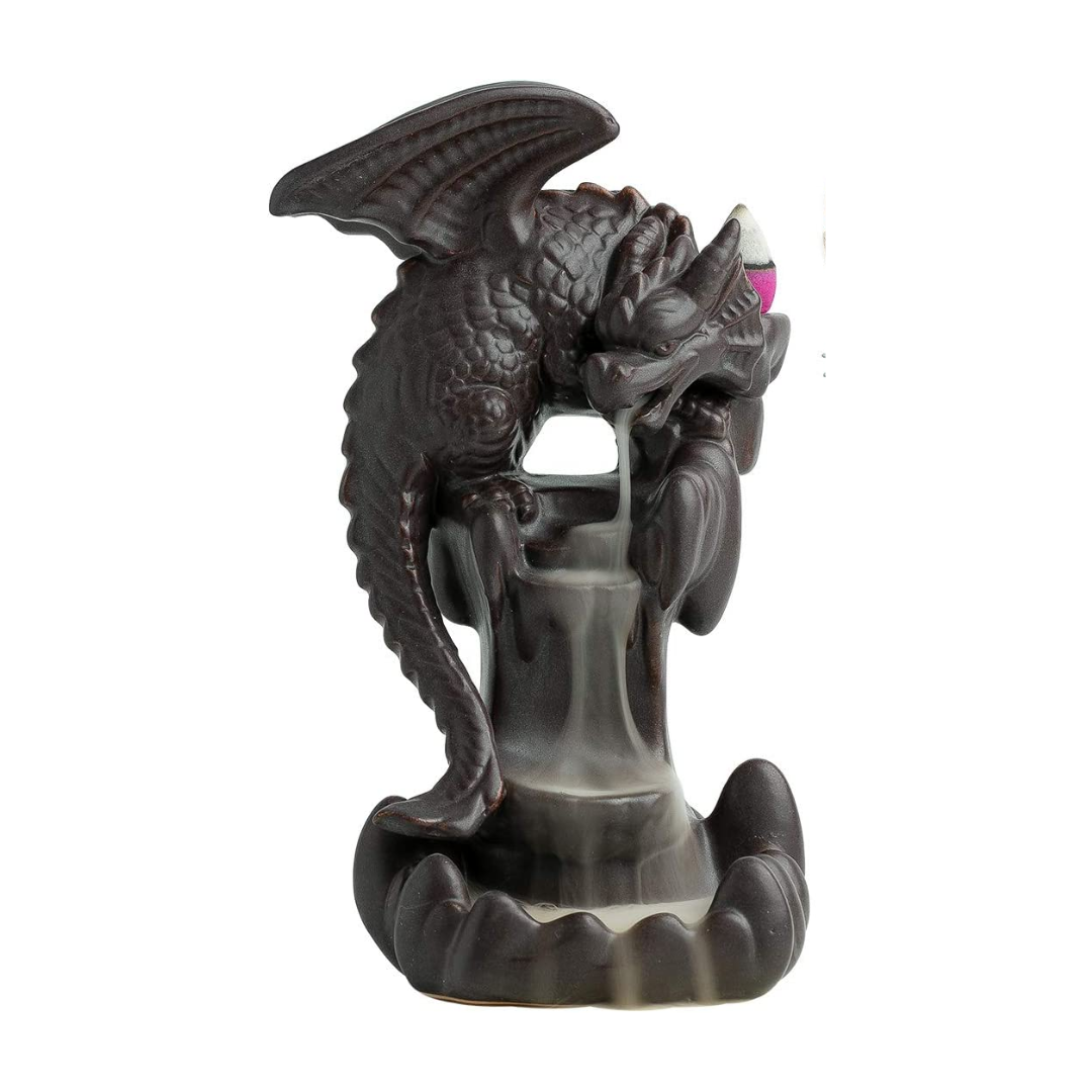 Porta Incienso Cascada Dragon + 10 inciensos especiales – Rincón Himalaya