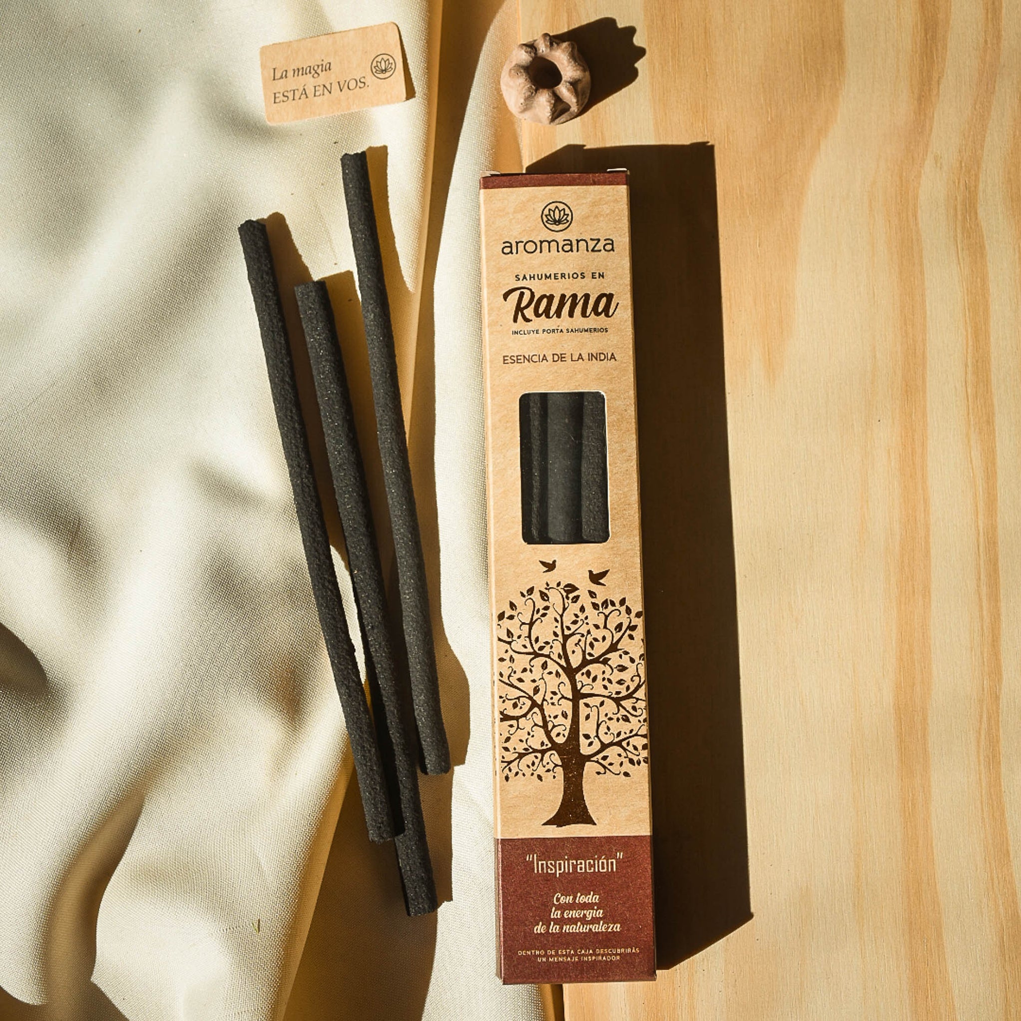 Sahumerio en Rama Esencia de la India - Aromanza — Rincón Himalaya