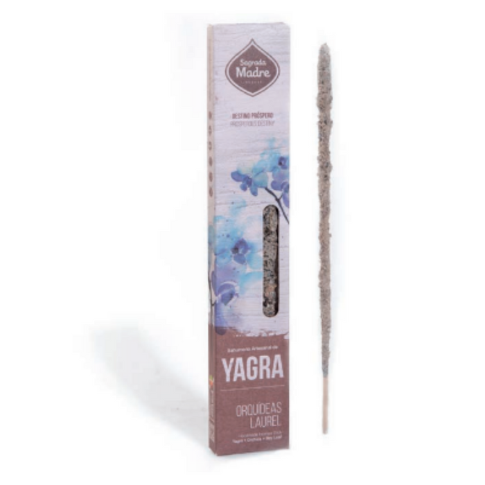 Sahumerio de Yagra Orquideas y Laurel - Sagrada Madre — Rincón Himalaya